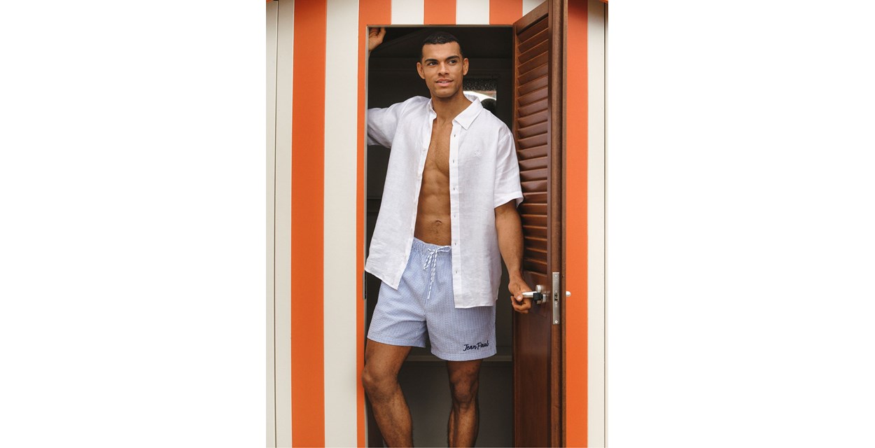 Dillon linskjorte Bright White | DECADES