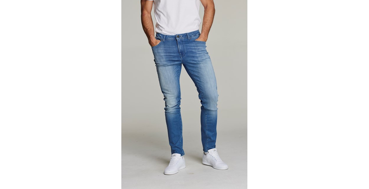 Alain deep blue hyper stretch Super Stonewashed + | DECADES