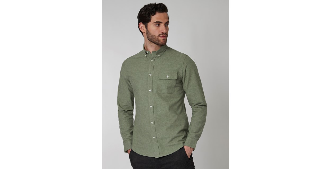 Alfred skjorte Iceberg Green | DECADES