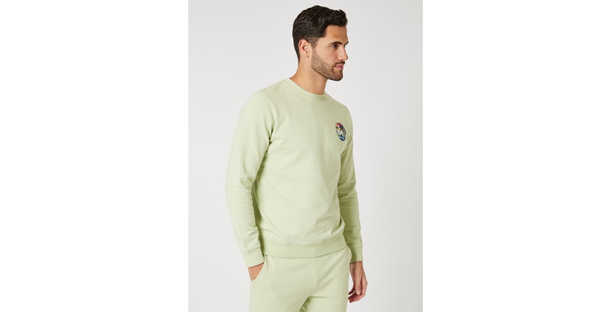 Toby sweater Celadon Green | DECADES