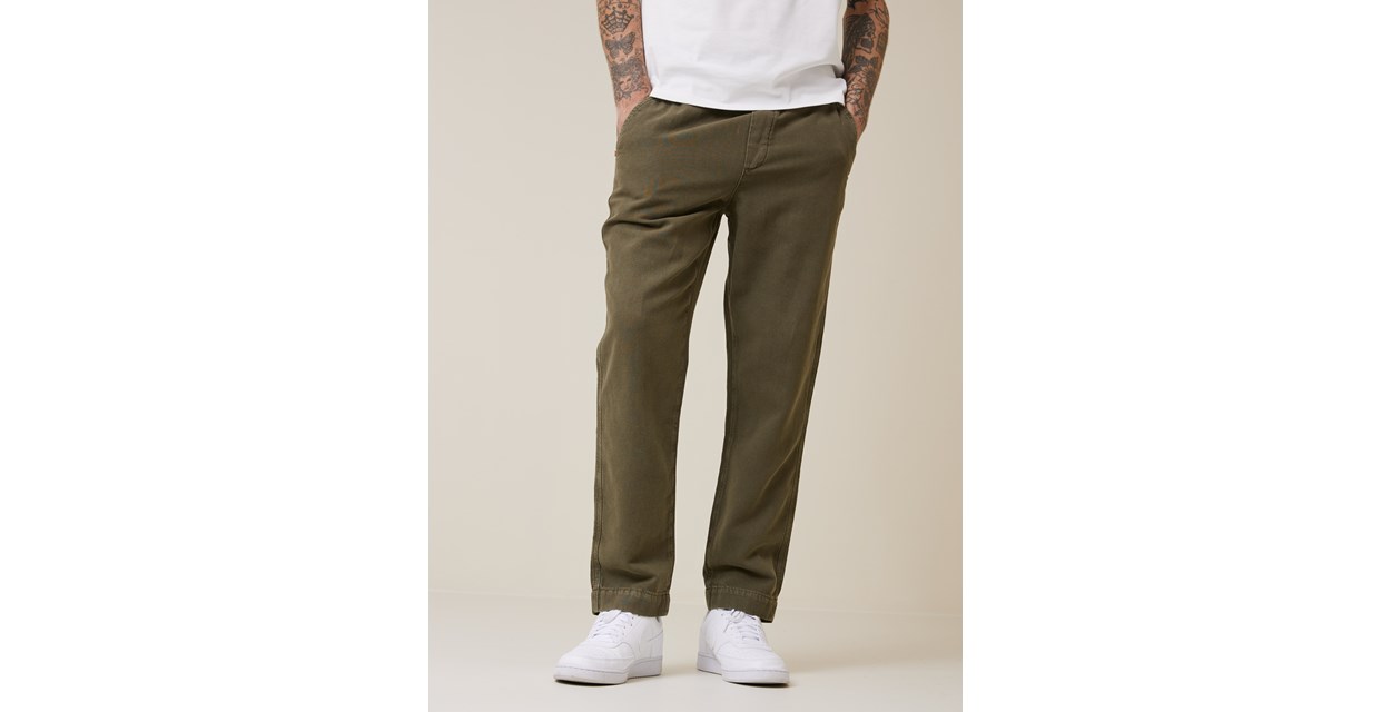 Loose colino drawstring Burnt Olive | DECADES